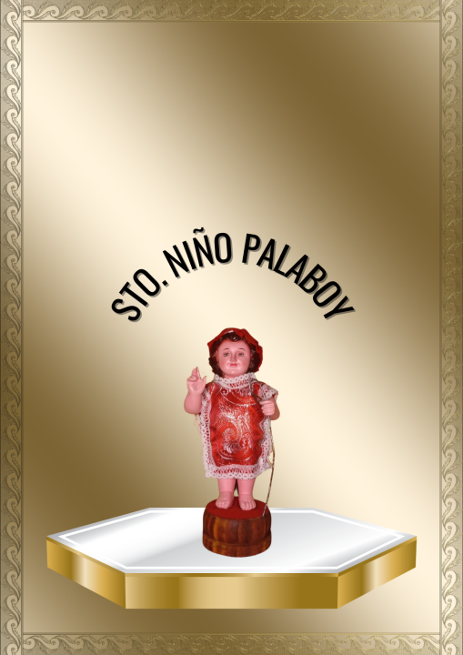 Santo Niño Laboy 27cm red (nino gala palaboy table altar church statue ...