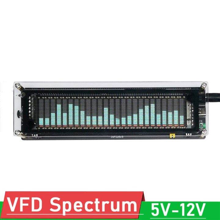 VFD Music Spectrum clock Display Voice control Level Indicator rhythm Analyzer VU Meter FOR TYPE ...