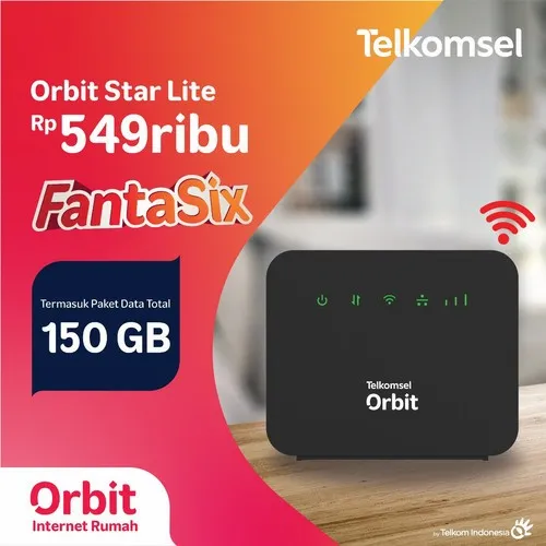 Telkomsel Orbit Star lite Modem Wifi hitam | Lazada Indonesia
