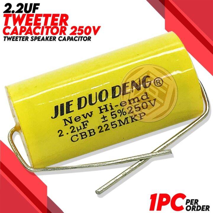⚡Tweeter Capacitor 2.2UF 250V Driver Unit Horn Speaker⚡ | Lazada PH