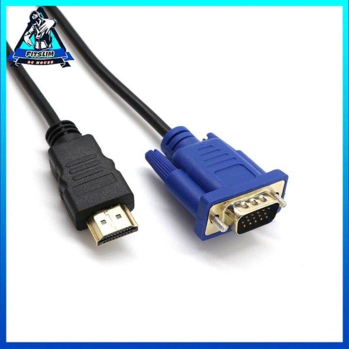 HDMI to VGA D-SUB Male Video Adapter Cable Lead for HD PC Computer ...