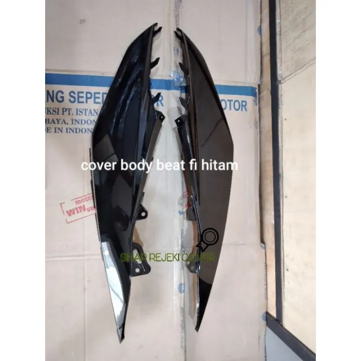 cover body beat fi injeksi inject hitam merk win | Lazada Indonesia