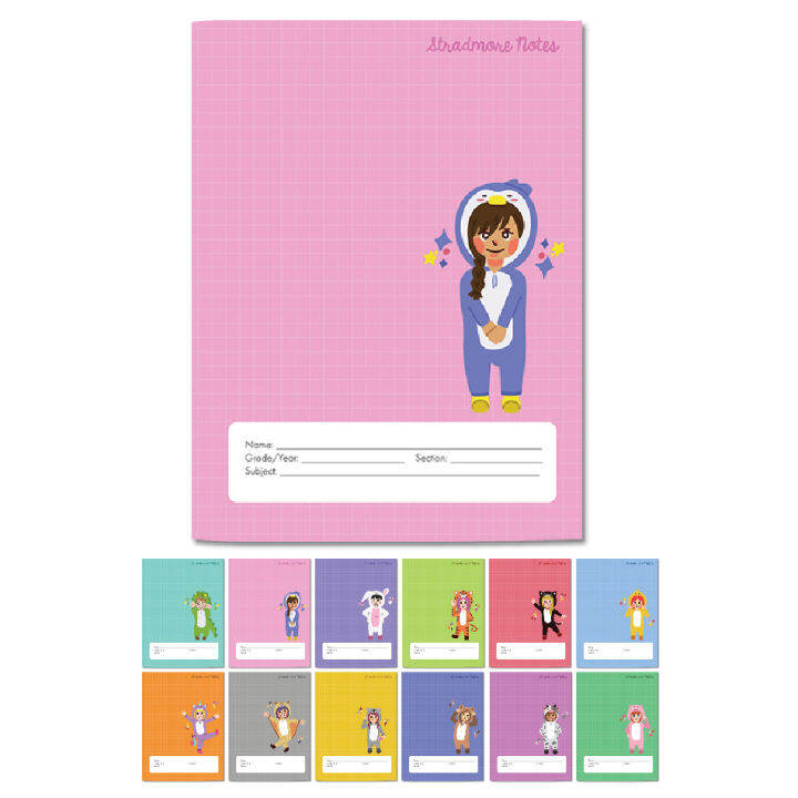 Stradmore Missy Writing Notebook with Plastic Jacket 2023 (Assorted ...
