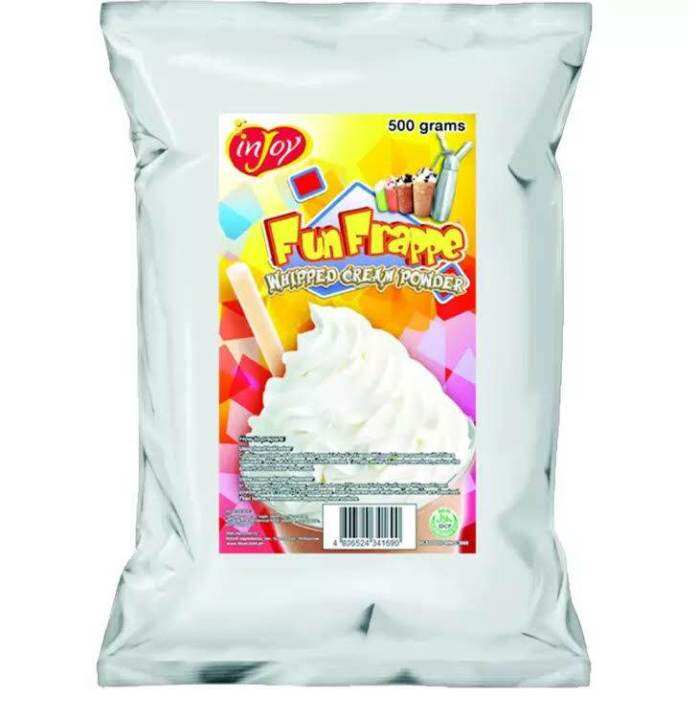 Injoy Whipped Cream Powder Fun Frappe 500g | Lazada PH