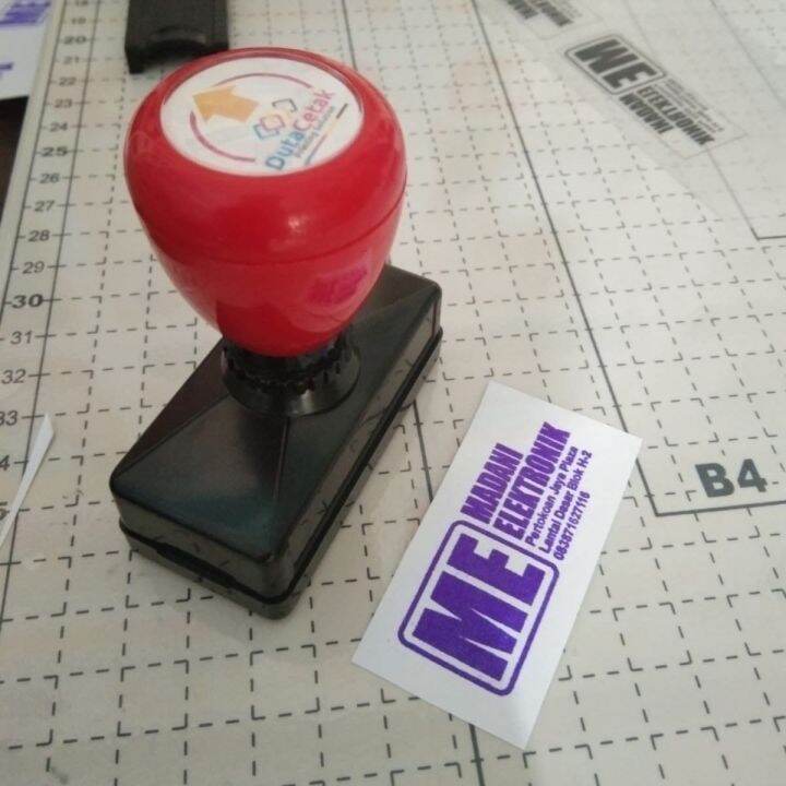 Cetak Stempel | stempel flash | stempel custom | cap | Lazada Indonesia