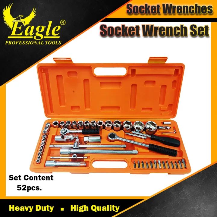 Eagle Tools 52pcs. Socket Wrench Set | Lazada PH