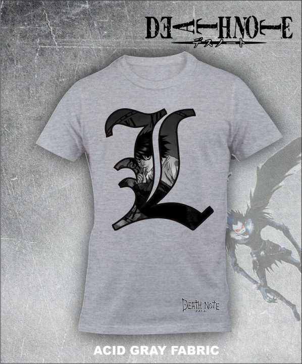 death note, ryuk, L, K, anime shirt, death note shirt | Lazada PH