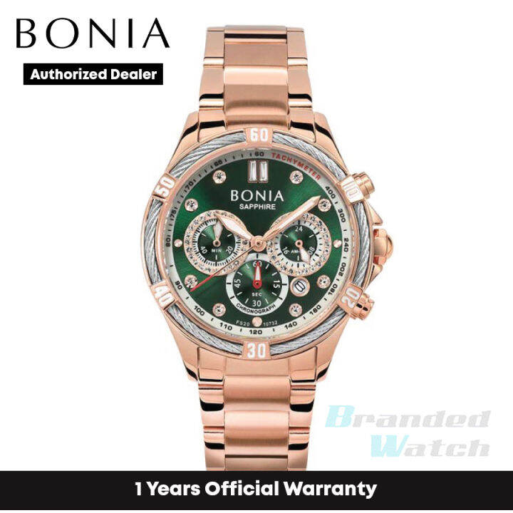 [Official Warranty] Bonia BNB10732-2597C Women's Chronograph 35Mm ...
