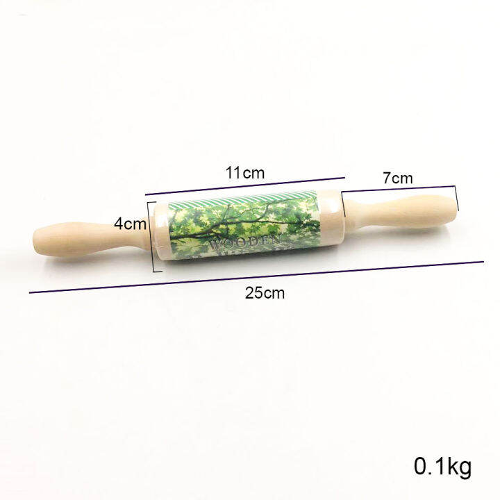 The Home Mini Solid Wooden Rolling Pin Baking Rod Rolling Dumpling ...