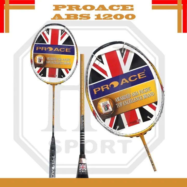 Raket Original Badminton Pro ace ABS 1200 Bonus Komplit | Lazada Indonesia