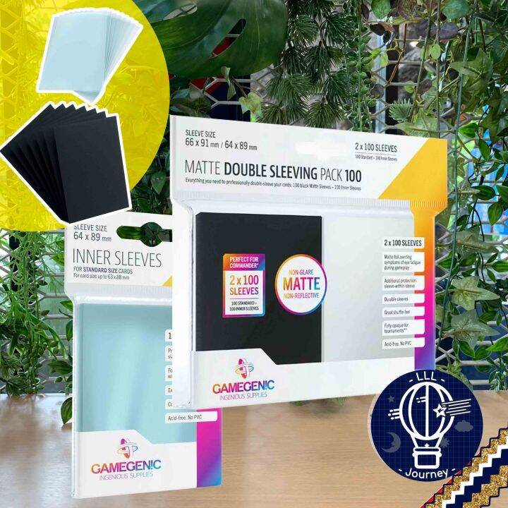GAMEGENIC Inner Sleeves/Matte Double Sleeve ซองใส่การ์ด การ์ดสะสม การ์ด ...