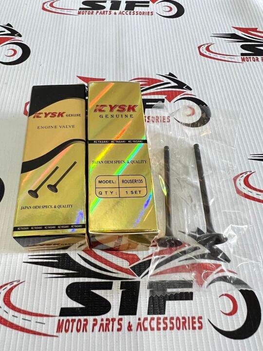 SIF ENGINE VALVE / INTAKE & EXHAUST VALVE KAWASAKI ROUSER 135 YSK ...