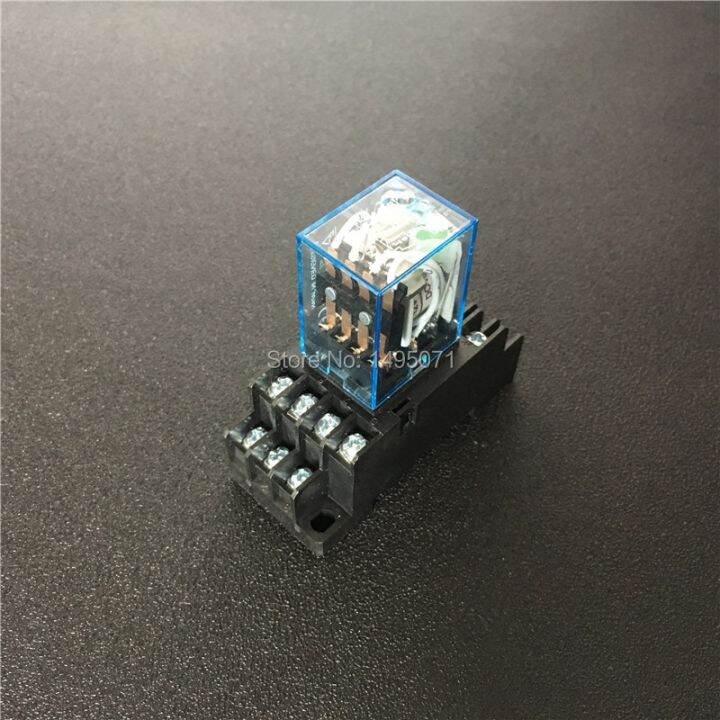 1set MY4NJ 12V DC 24V DC 110V AC 220V AC Coil Power Relay Miniature General Purpose Relays 14 ...