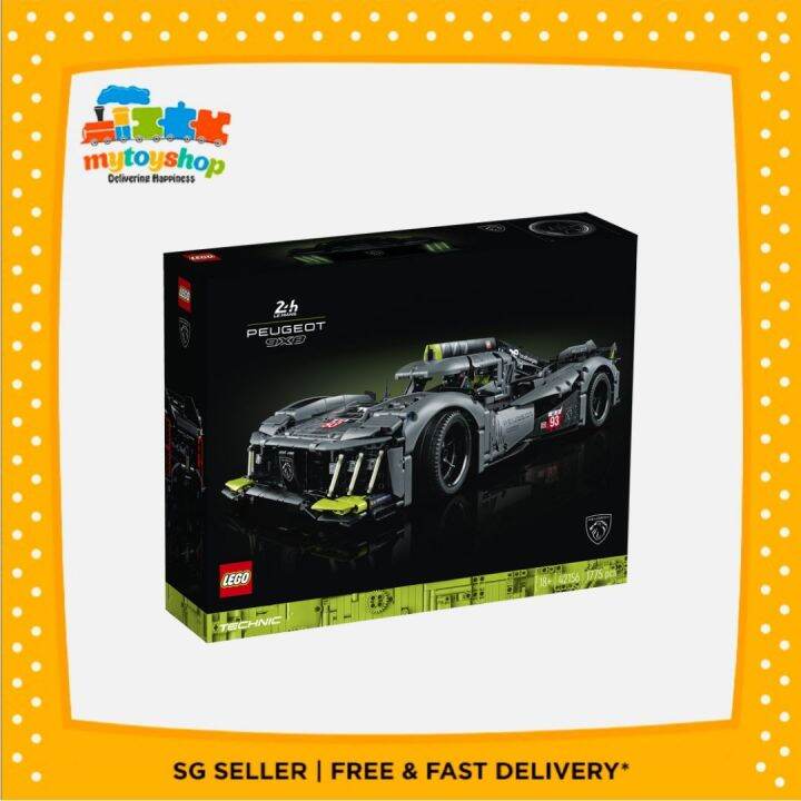 LEGO 42156 Technic PEUGEOT 9X8 24H Le Mans Hybrid Hypercar | Lazada ...