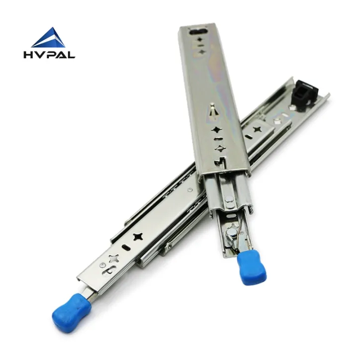 115kgs Drawer Runners With Lock Bearing Three Fold Full Extension Heavy ...