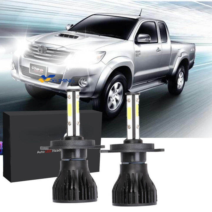 Xuming for Toyota Hilux Vigo/ Revo 2005-2017 (Head Lamp) Pair Bulbs ...