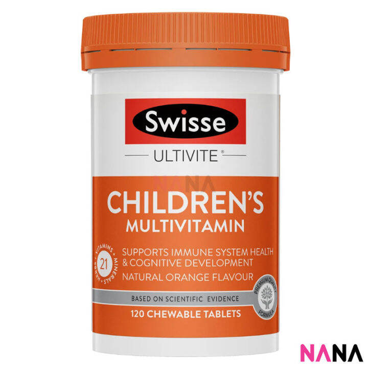 Swisse Ultivite Children's Multivitamin 120 Tablets (EXP:08 2024) | Lazada Indonesia