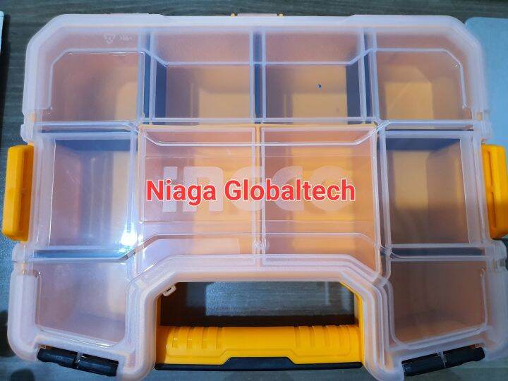 INGCO TOOLBOX PBX1211 12" 12 INCH TOOL BOX KOTAK PERKAKAS PLASTIC ...