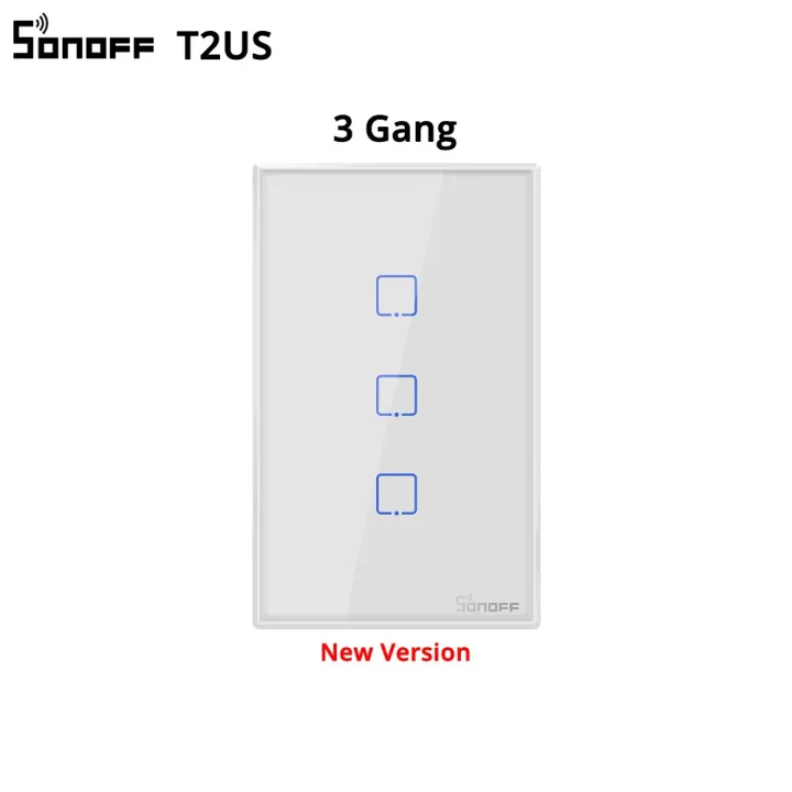 SONOFF Outlet T0/T2 US Wifi Smart Switch Touch/WiFi/ RF/APP Remote ...