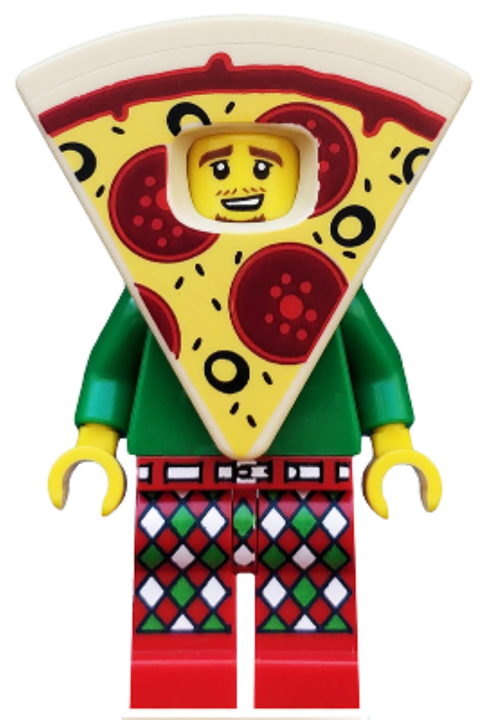LEGO MINIFIGURE (GENUINE) col351 Pizza Costume Guy, Series 19 | Lazada