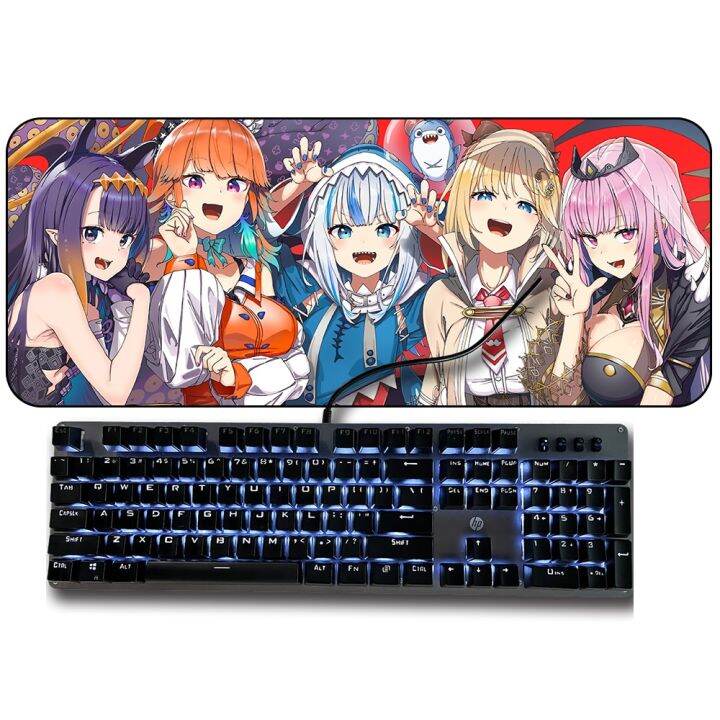 Anime Mouse Pad Large Gaming Rectangular Non-slip Desk Mat Holomyth ...