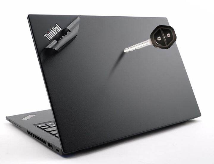 [HOT P] คาร์บอนไฟเบอร์สติ๊กเกอร์แล็ปท็อปตัวป้องกันพื้นผิวสำหรับ Lenovo ...