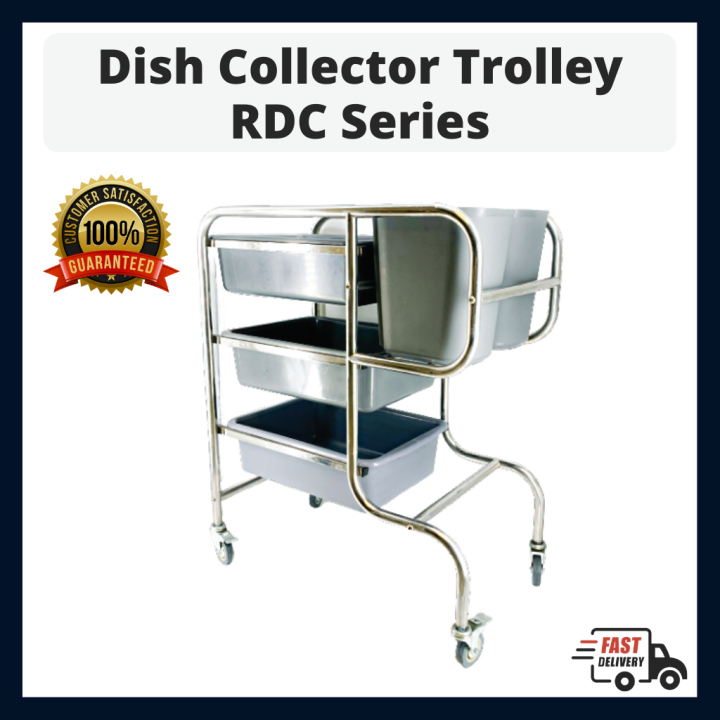 Dish Collector Trolley Restaurant Foodcourt Cart RDC-2 餐饮手推车 | Lazada