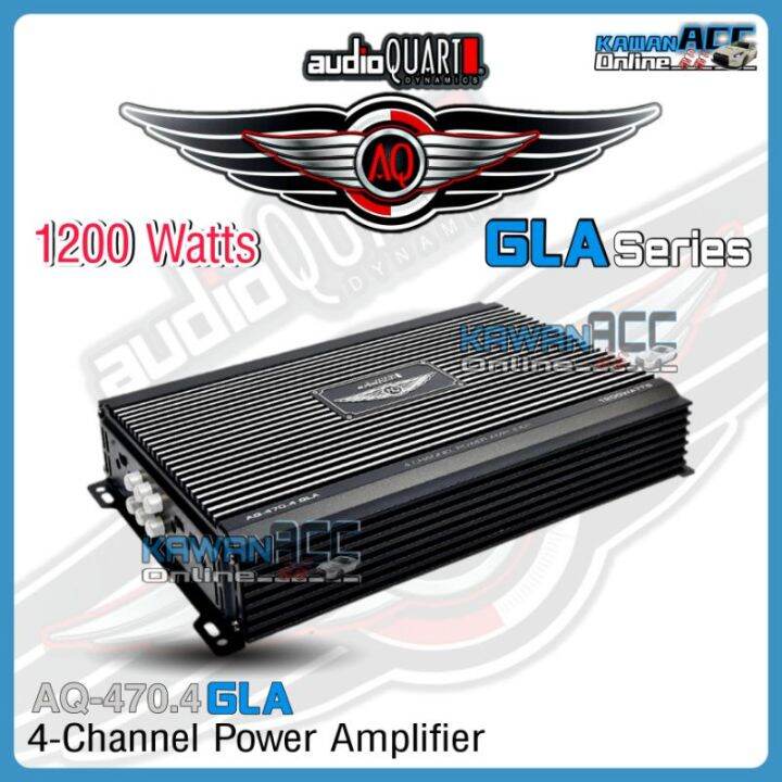 Audio Quart AQ GLA-Series 4 Channel Power Amplifier **100%Original ...