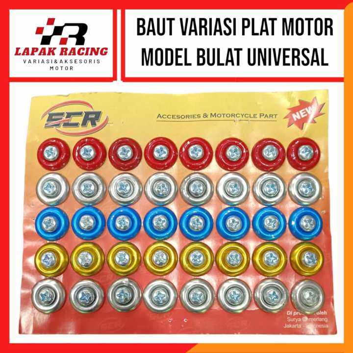 BAUT OBENG PLAT NOMOR BAUT VARIASI BAUT PLAT NOMOR MOTOR 1 PAPAN ISI 40 ...