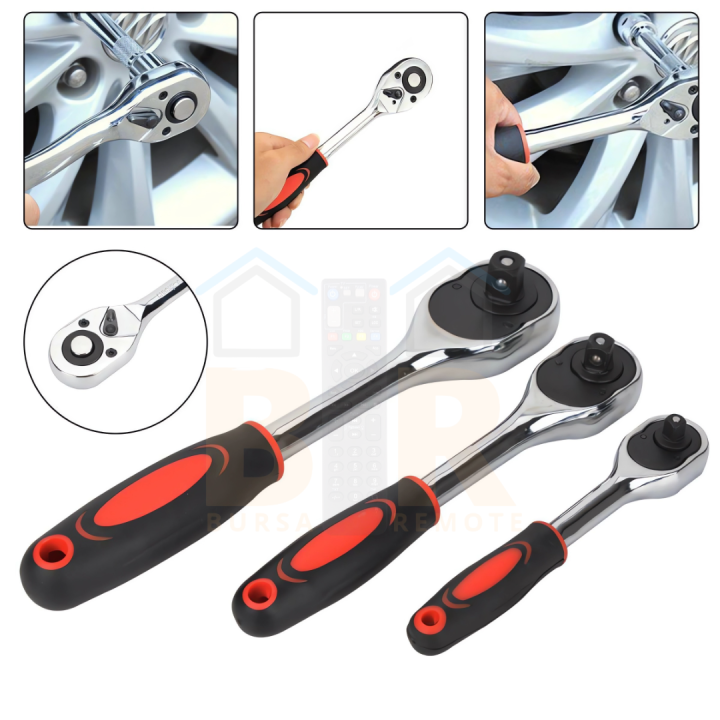 Kunci Pas Torque Cvt Stang Ratchet Wrench Torsi Socket 24 Teeth 1/4 3/8 ...
