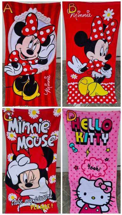 HANDUK MANDI ORI KARAKTER MICKEY MOUSE HELLO KITTY SUPER HERO (60X120 ... HANDUK MANDI ORI KARAKTER MICKEY MOUSE HELLO KITTY SUPER HERO (60X120 ...