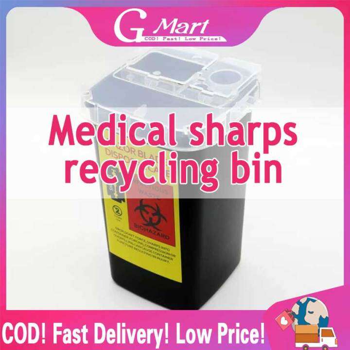 Clinical Waste Container Medical Plastic Sharps Container Biohazard ...