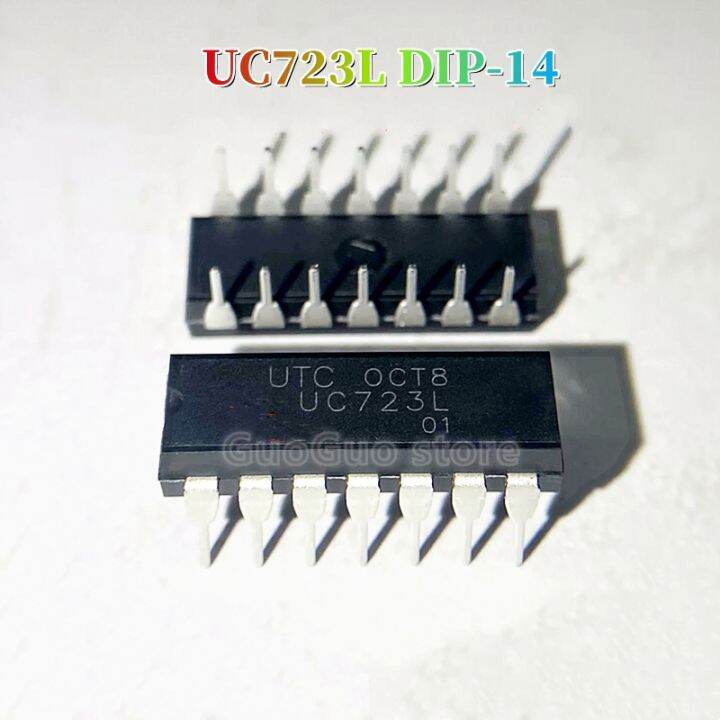 5ชิ้น UC723L DIP-14 LM723CN UA723CN ชิปควบคุมแรงดันไฟฟ้า DIP14วงจรรวม ...