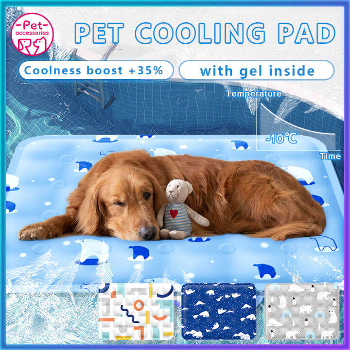 Pet Cooling Pad with Gel Dog Sleep Bed Pet Ice Mat Indoor And Autdoor ...