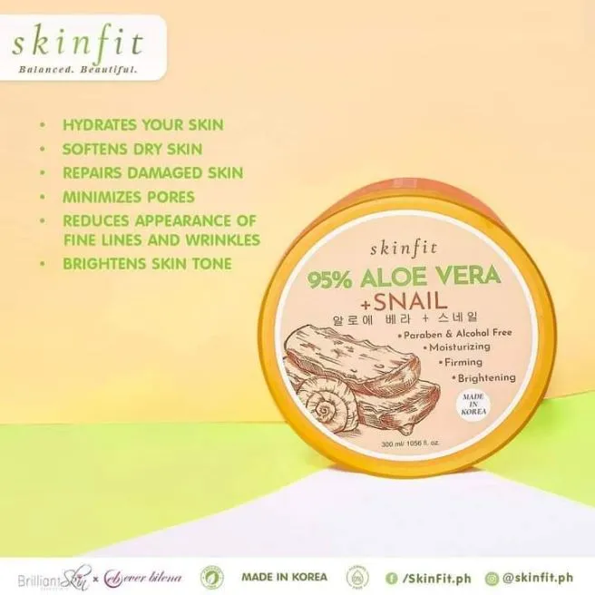 Skinfit Aloe Snail Soothing Gel 300ml | Lazada PH