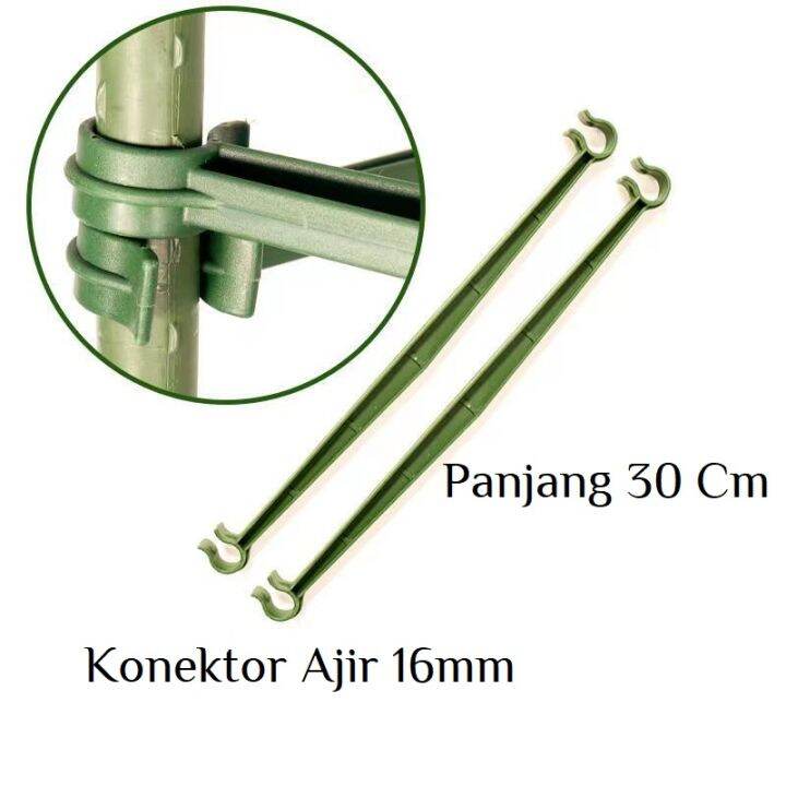 Ajir Konektor Penghubung Ajir 16mm x 30cm Connector Penyangga Tanaman ... Ajir Konektor Penghubung Ajir 16mm x 30cm Connector Penyangga Tanaman ...
