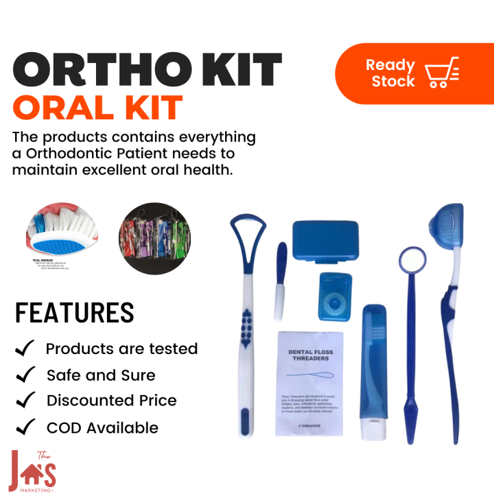 Ortho Kit Oral kit Tongue cleaner OrthoWax ortho Brush | Lazada PH