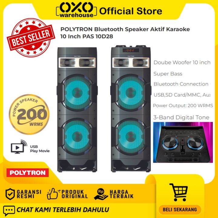 Oxo Warehouse Polytron Speaker Aktif 10 Inch Pas 10d28 Active