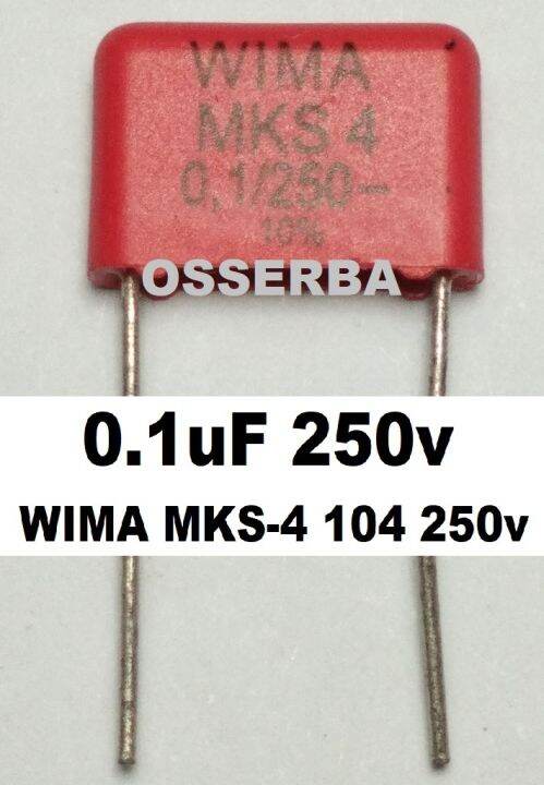 1 Buah 0,1 250v WIMA MKS 4 0,1 uf 104 100n 100v High End Capacitor | Lazada Indonesia