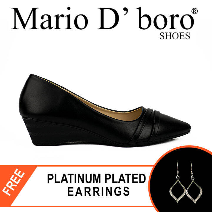 Mario D' boro LVi 22234 Black Women Pumps Shoes | Lazada PH