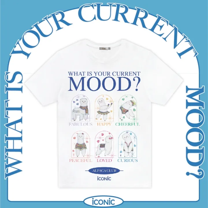 iCONiC VARIETY MOOD T-SHIRT #6598 เสิ้อยืด ลายรวมมิตร อัลปาก้า เสื้อ ...