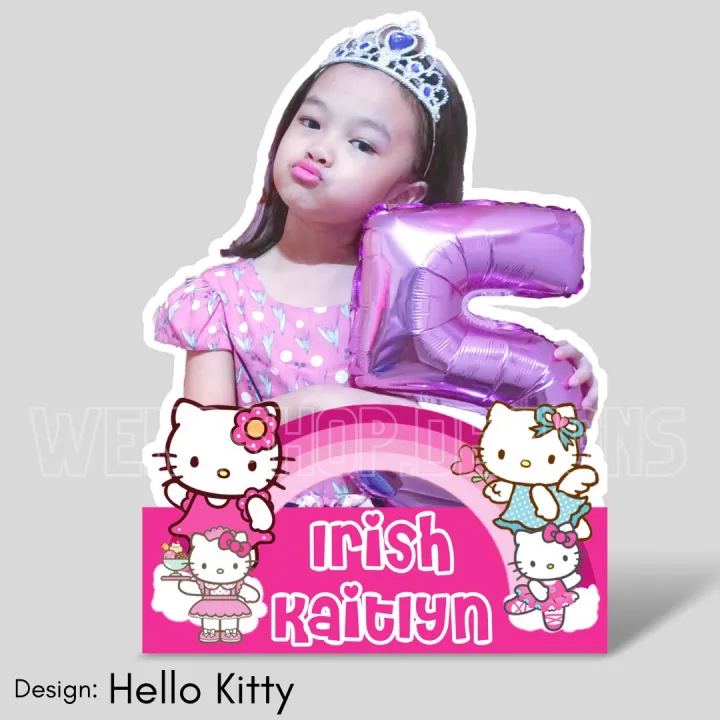 PICTURE STANDEE (Girl) 8x11.5 Inches Centerpiece for Birthday/ Baptism ...