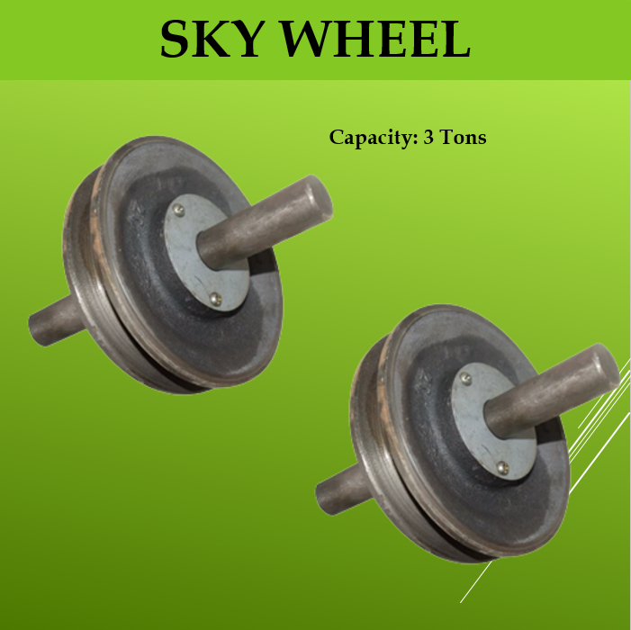 Vision Lifting 8 0.5T 1T 2T 3T Sky Wheel STANDARD HOISTING WHEEL FIXED ...