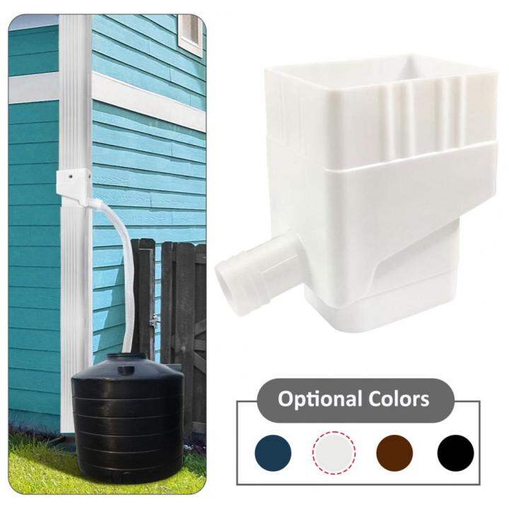 1 Set Rainwater Collector Large Internal Pipe Avoid Clogging Water ...