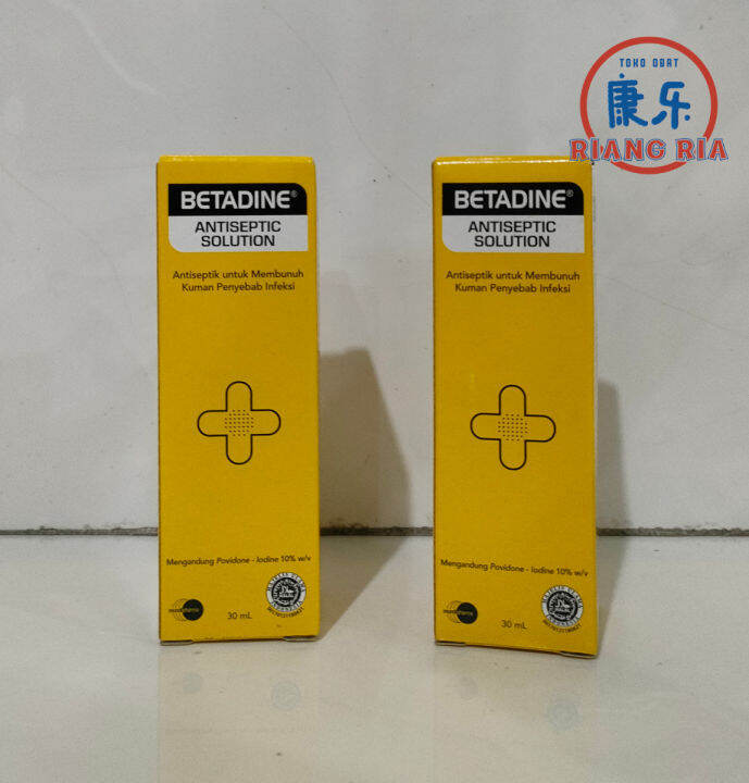 BETADINE SOLUTION Obat Luka Antiseptik 30ml | Lazada Indonesia