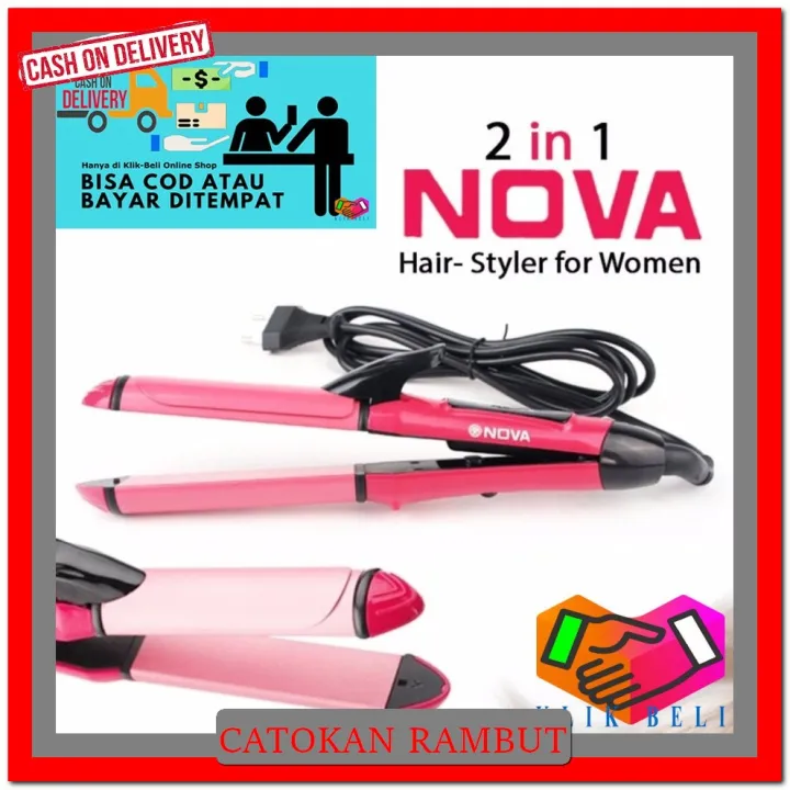 Catokan Rambut Aessthetics Panas Cantik Bagus Tahan Lama Smoothing ...