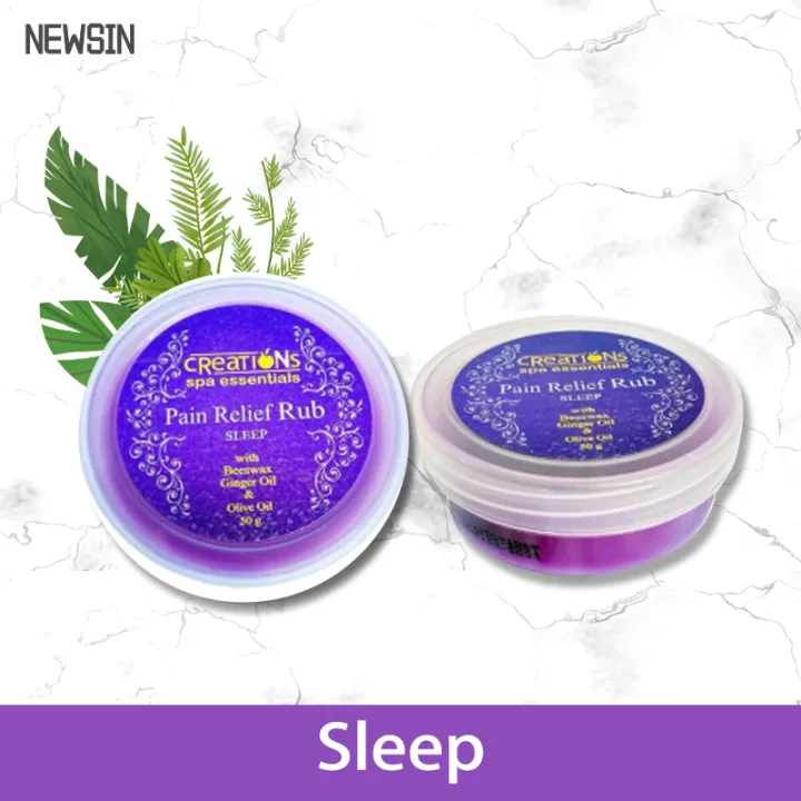 Sleep Pain Relief Rub creations spa essentials 50g 50m l- ON HAND ...