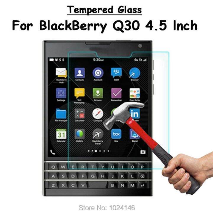 【ผลิตภัณฑ์ดิจิทัลที่ขายดีที่สุด】ห้าครั้ง สำหรับ BlackBerry Passport Q30 4.5กระจกนิรภัยใสปกป้อง ...