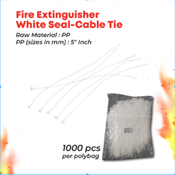 Fire Extinguisher - White Seal Cable tie | Lazada