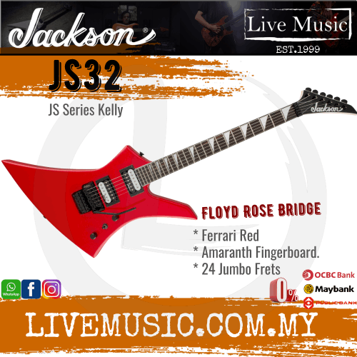 Jackson JS32 - JS Series Kelly Electric Guitar Amaranth Fretboard ...